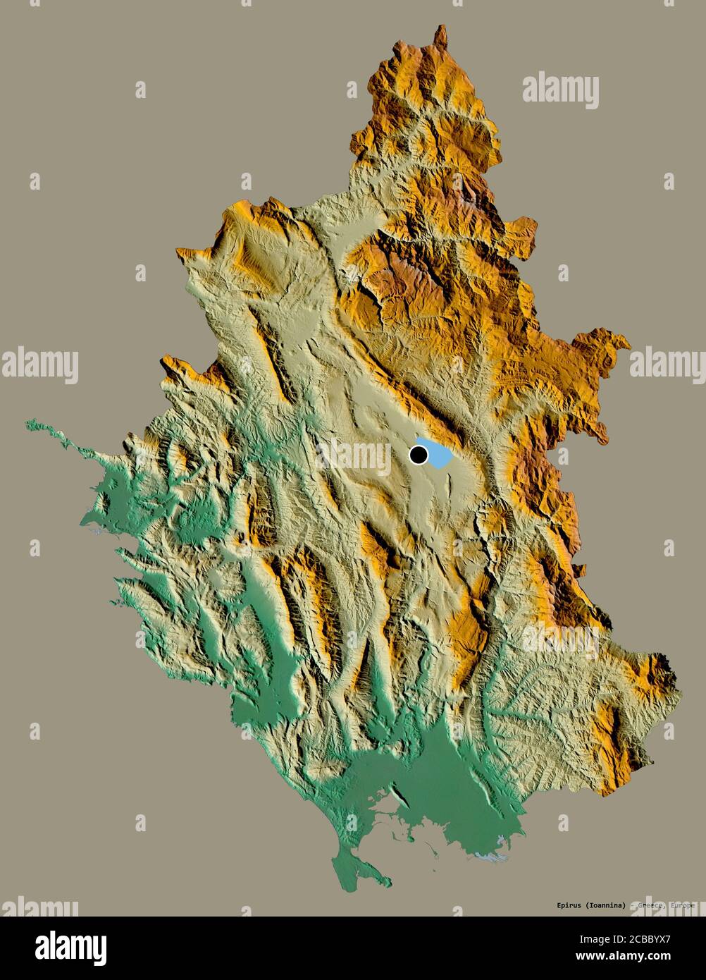 Epirus greece europe map hi-res stock photography and images - Alamy