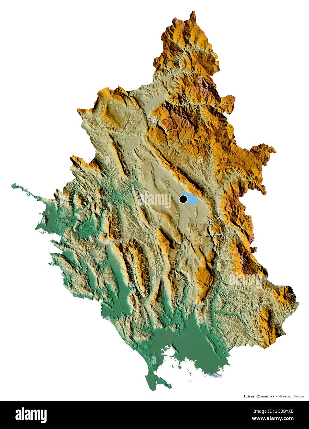 Epirus greece europe map hi-res stock photography and images - Alamy