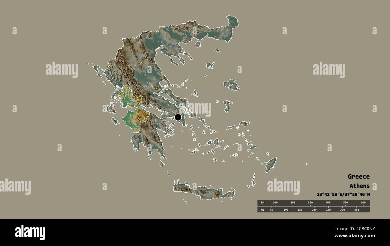 Map of patras hi-res stock photography and images - Alamy