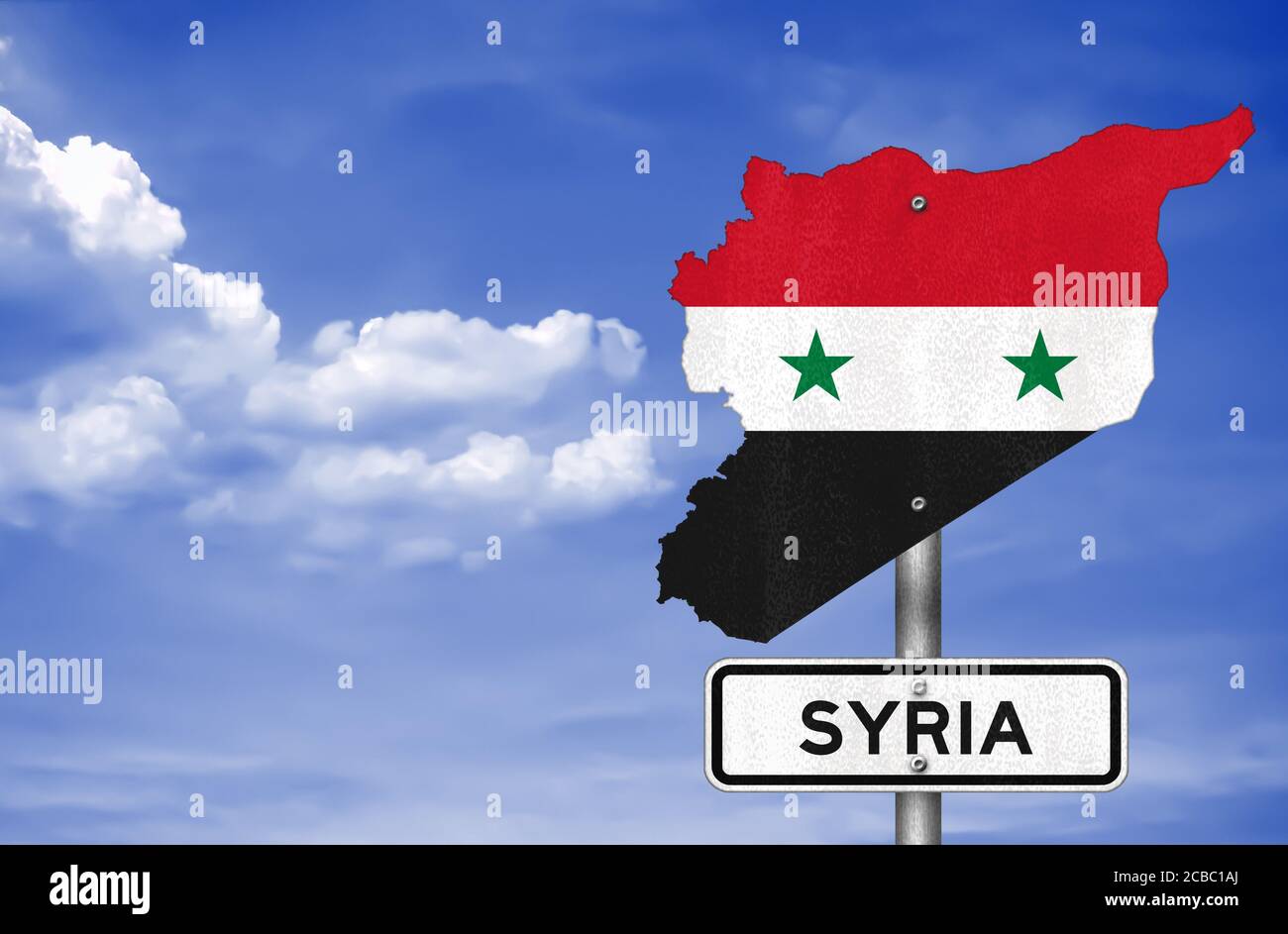 map of Syria Stock Photo - Alamy