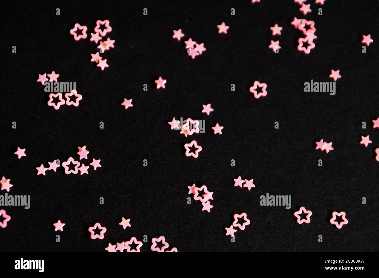 Pink And Black Stars Background