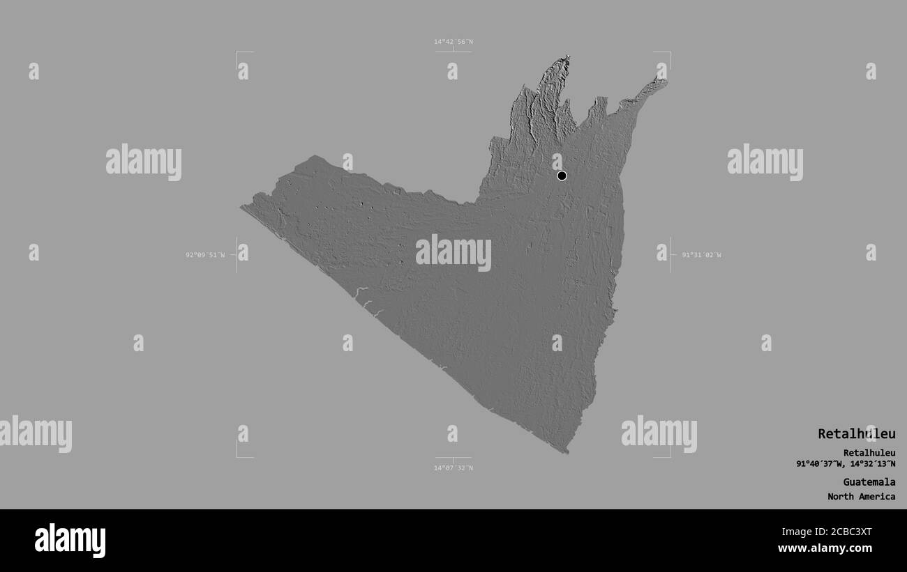 Retalhuleu map hi-res stock photography and images - Alamy