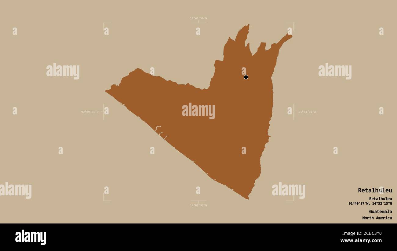 Retalhuleu map hi-res stock photography and images - Alamy