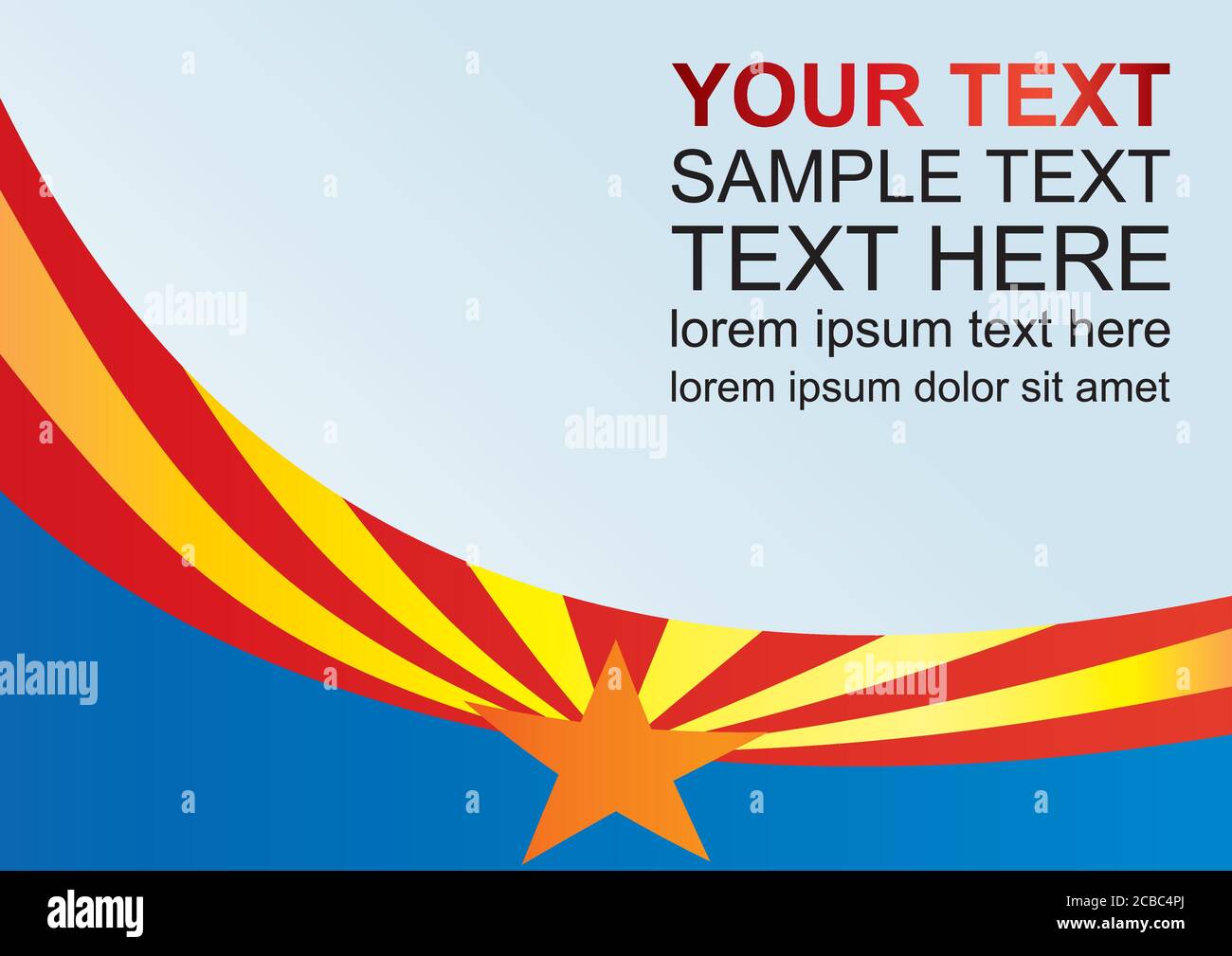 flag of the State of Arizona , the template for the award, an official ...