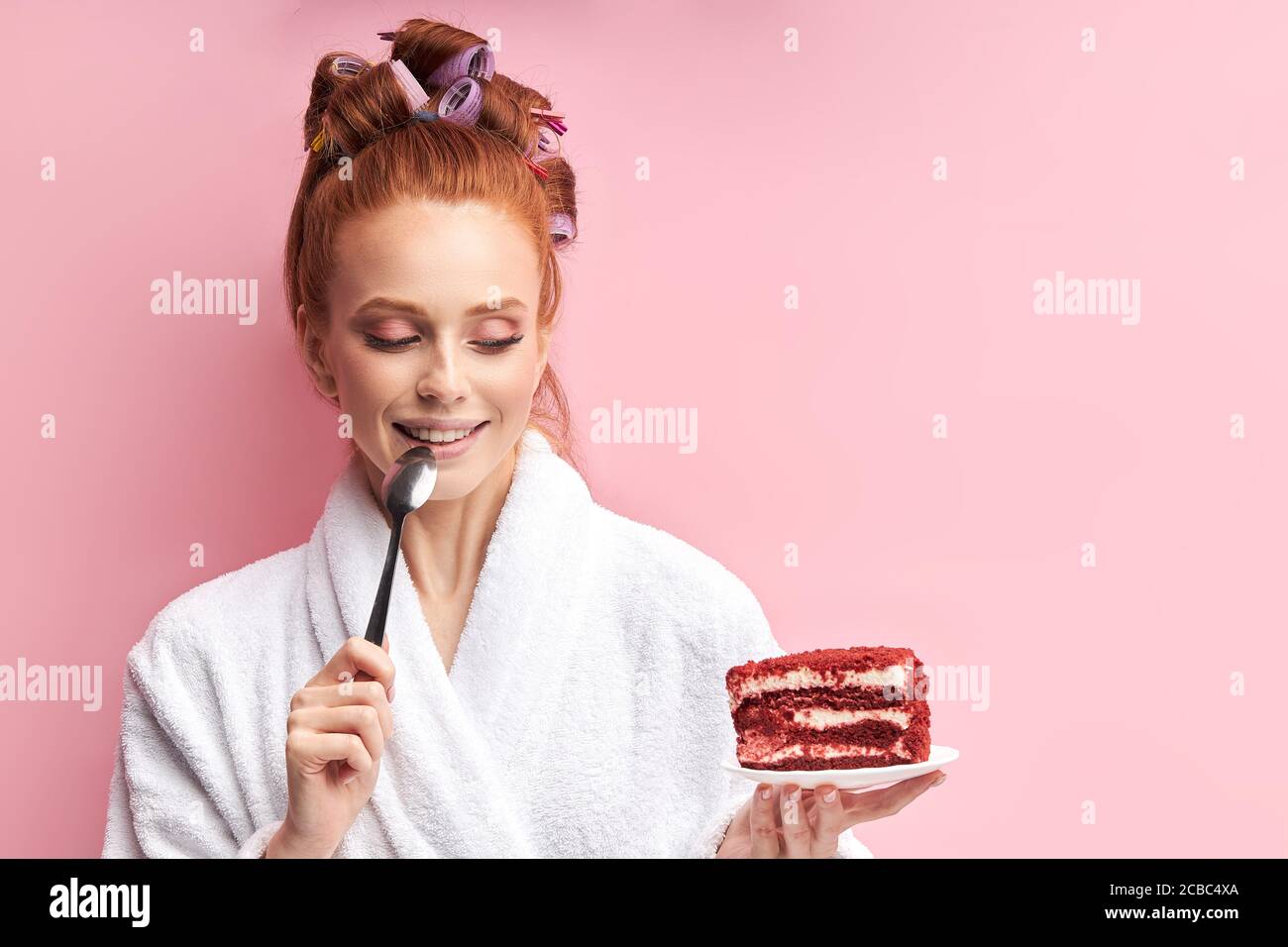 Redhead girl cake hi-res stock photography and images - Alamy
