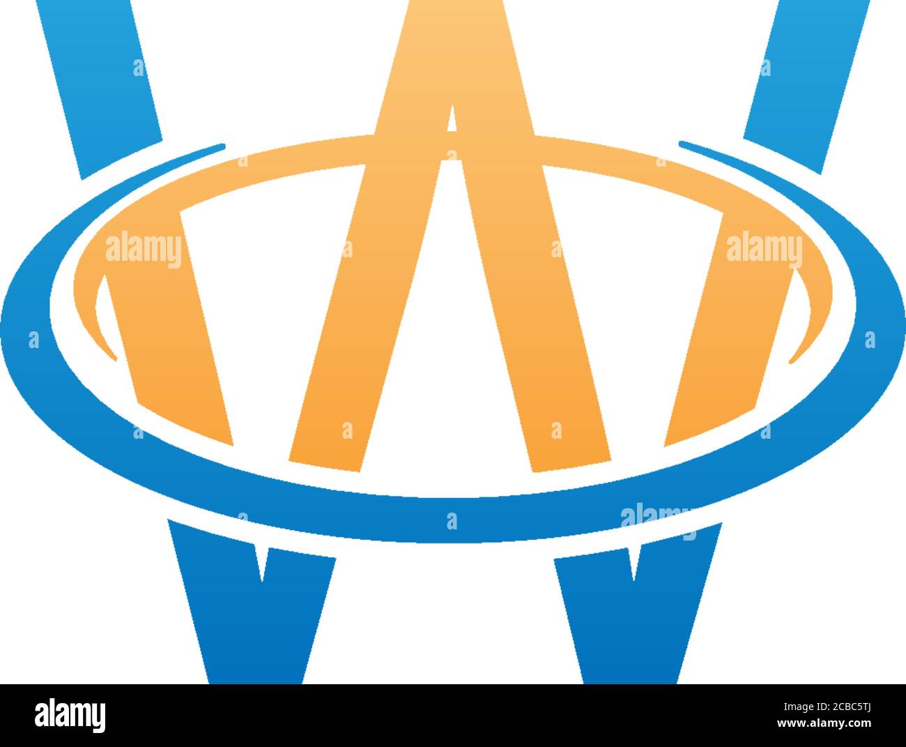 W Letter circle Logo, Concept Letter W + icon circle Stock Vector Image ...