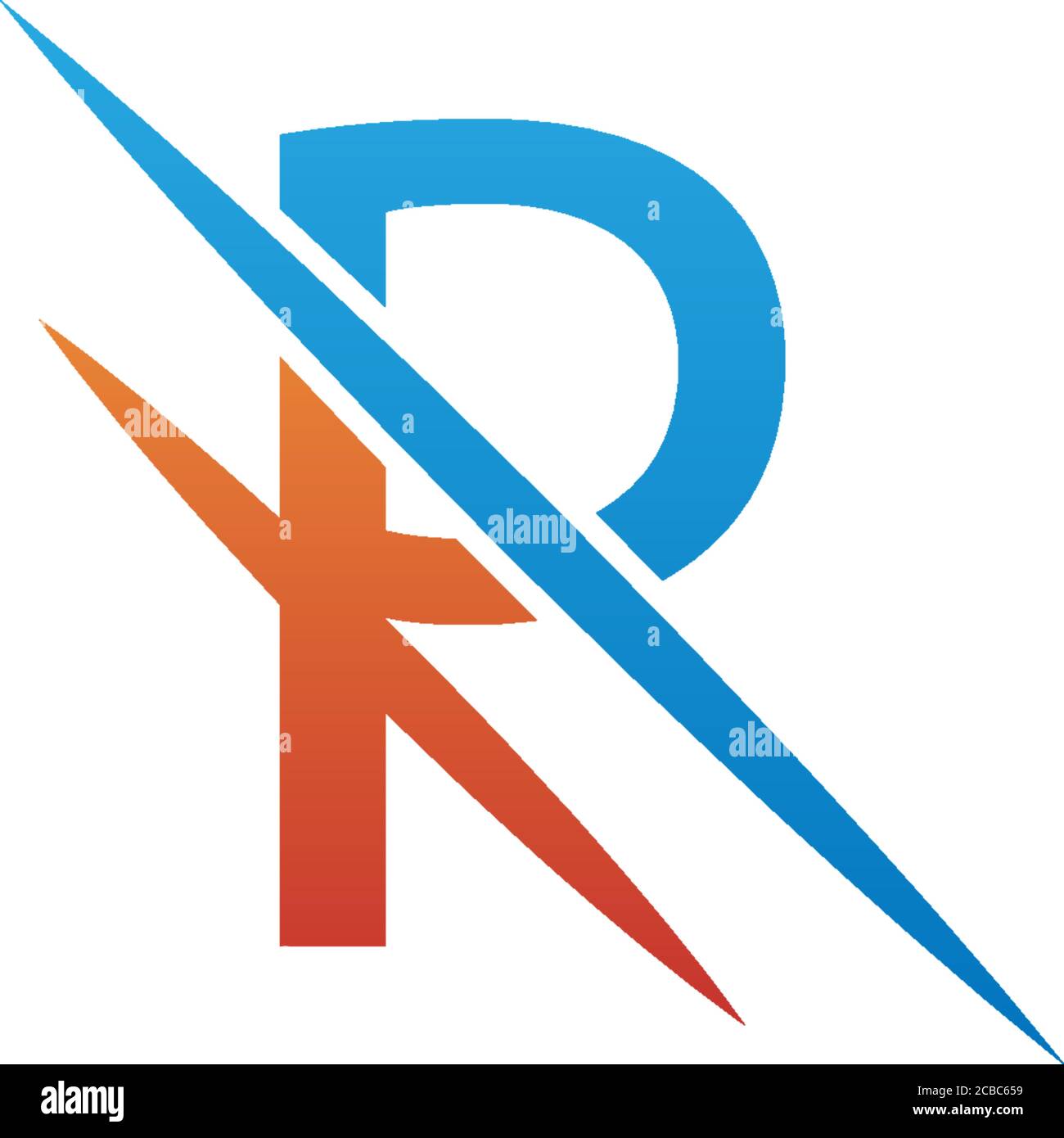 P Letter Slash Logo, Concept Letter P + icon slash Stock Vector Image ...