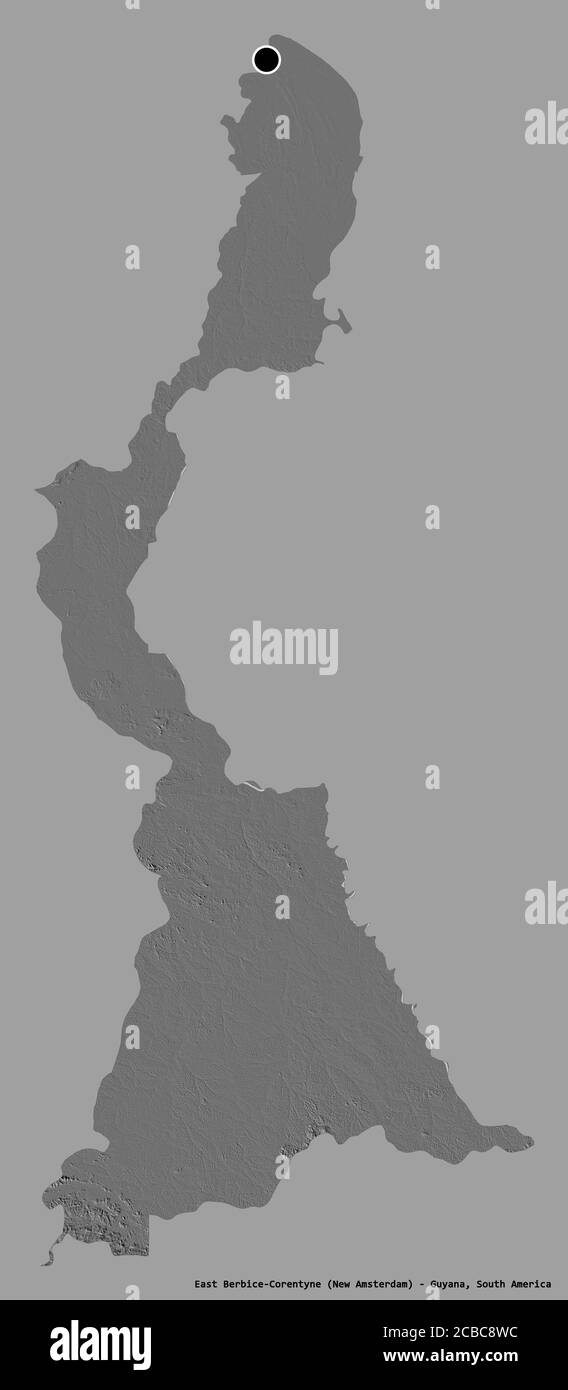 Berbice map hi-res stock photography and images - Alamy