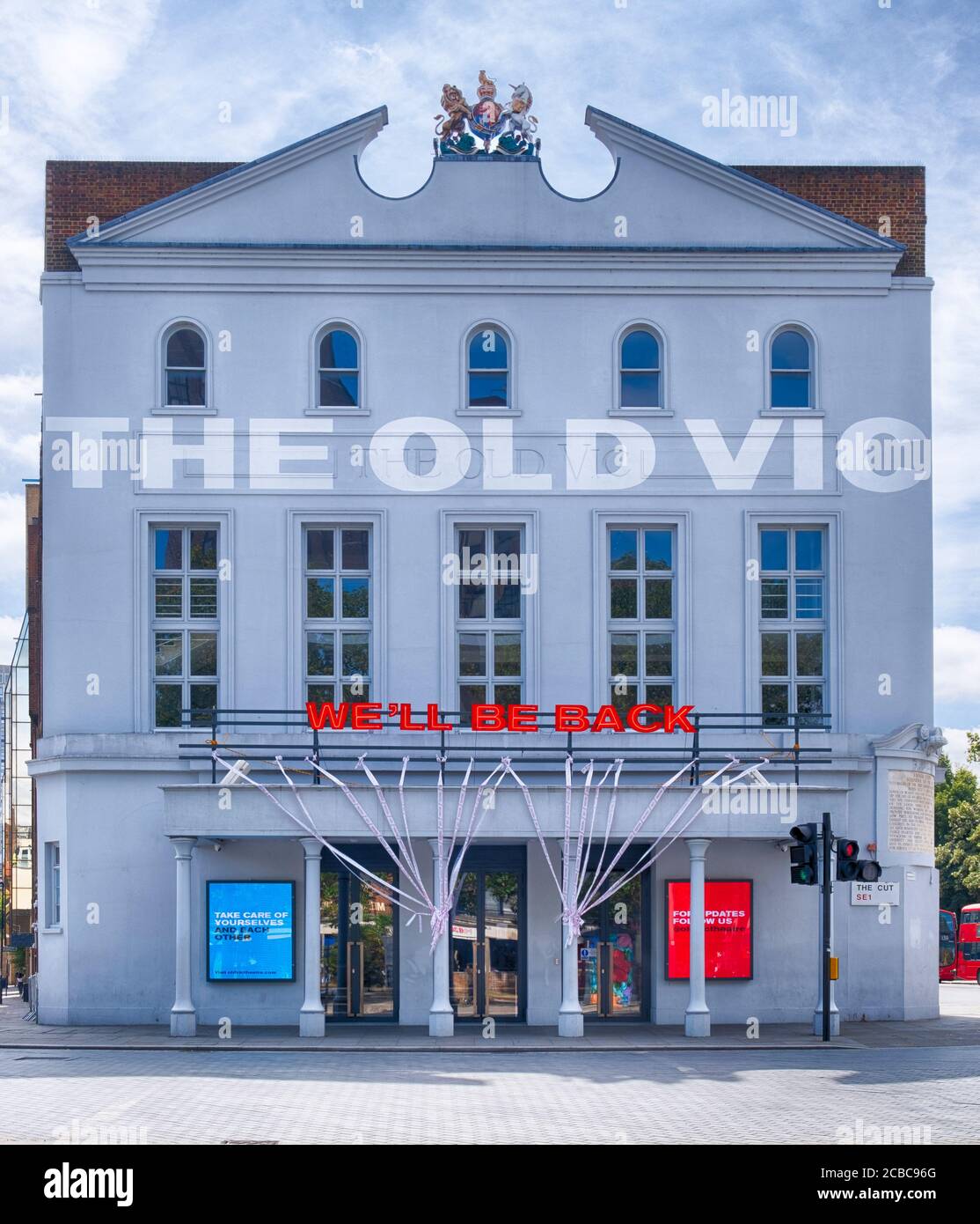 Old Vic Theatre, The Cut, London, near Waterloo, famous for its ...