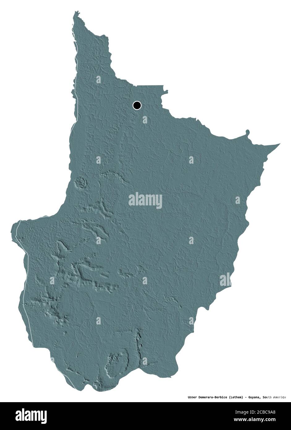 Berbice map Cut Out Stock Images & Pictures - Alamy