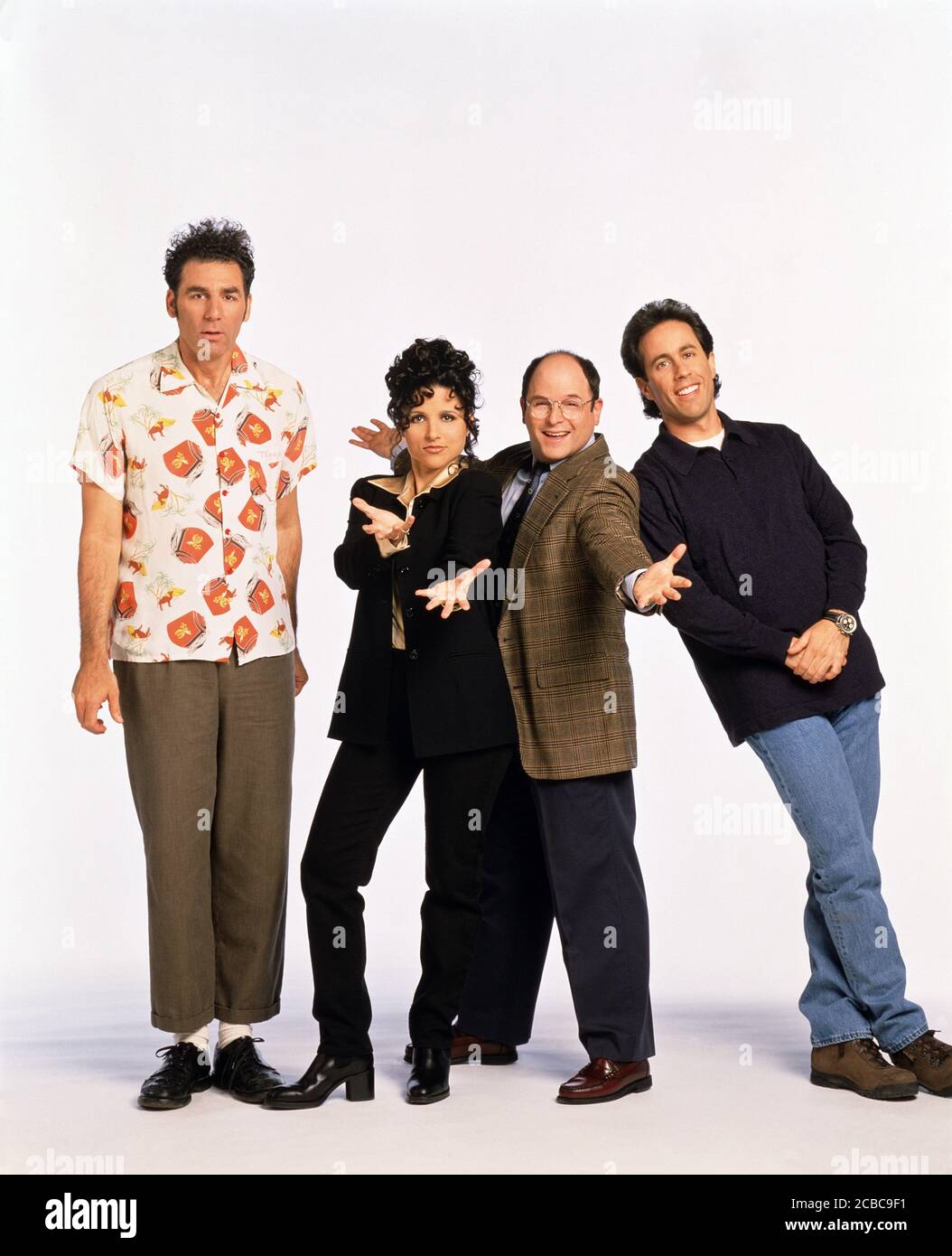 LIBRARY. USA. Julia Louis-Dreyfus , Michael Richards, Jerry Seinfeld ...