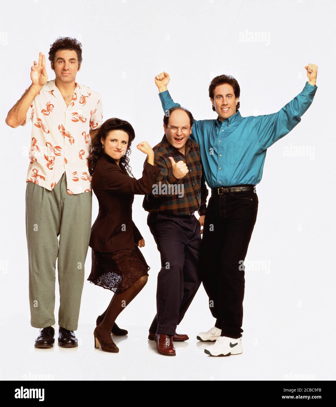 LIBRARY. USA. Julia Louis-Dreyfus , Michael Richards, Jerry Seinfeld ...