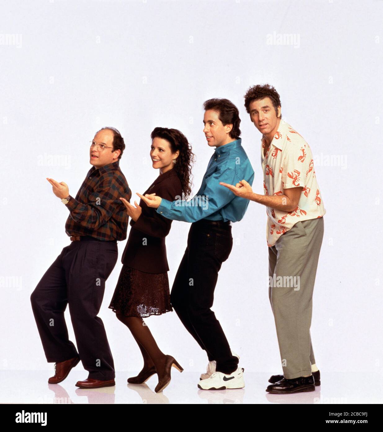 LIBRARY. USA. Julia Louis-Dreyfus , Michael Richards, Jerry Seinfeld ...
