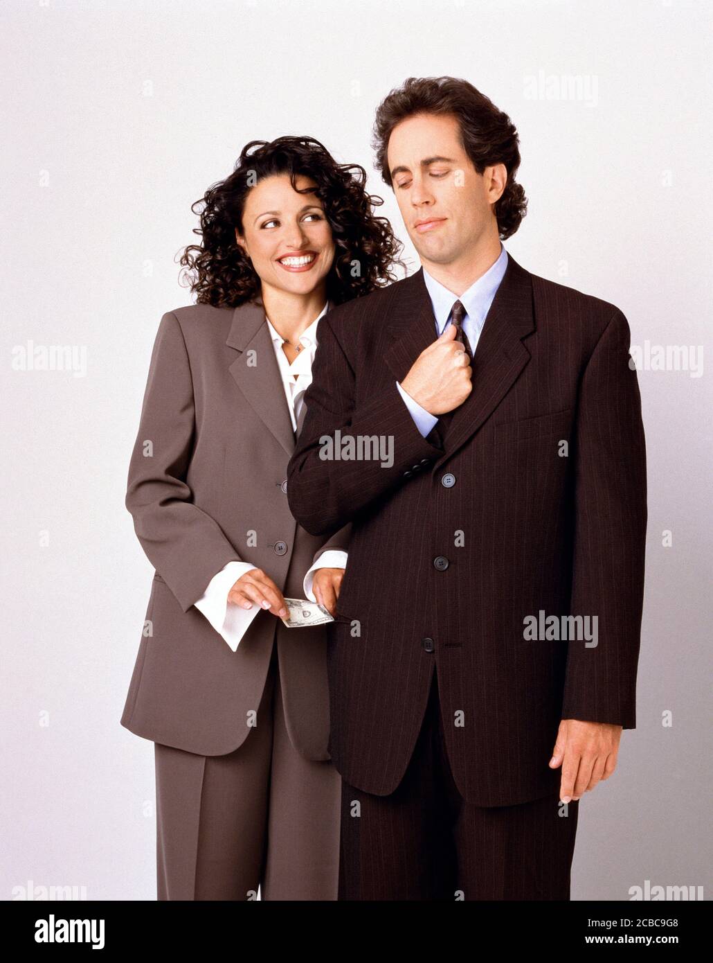 LIBRARY. USA. Julia Louis-Dreyfus and Jerry Seinfeld in ©NBC classic TV ...