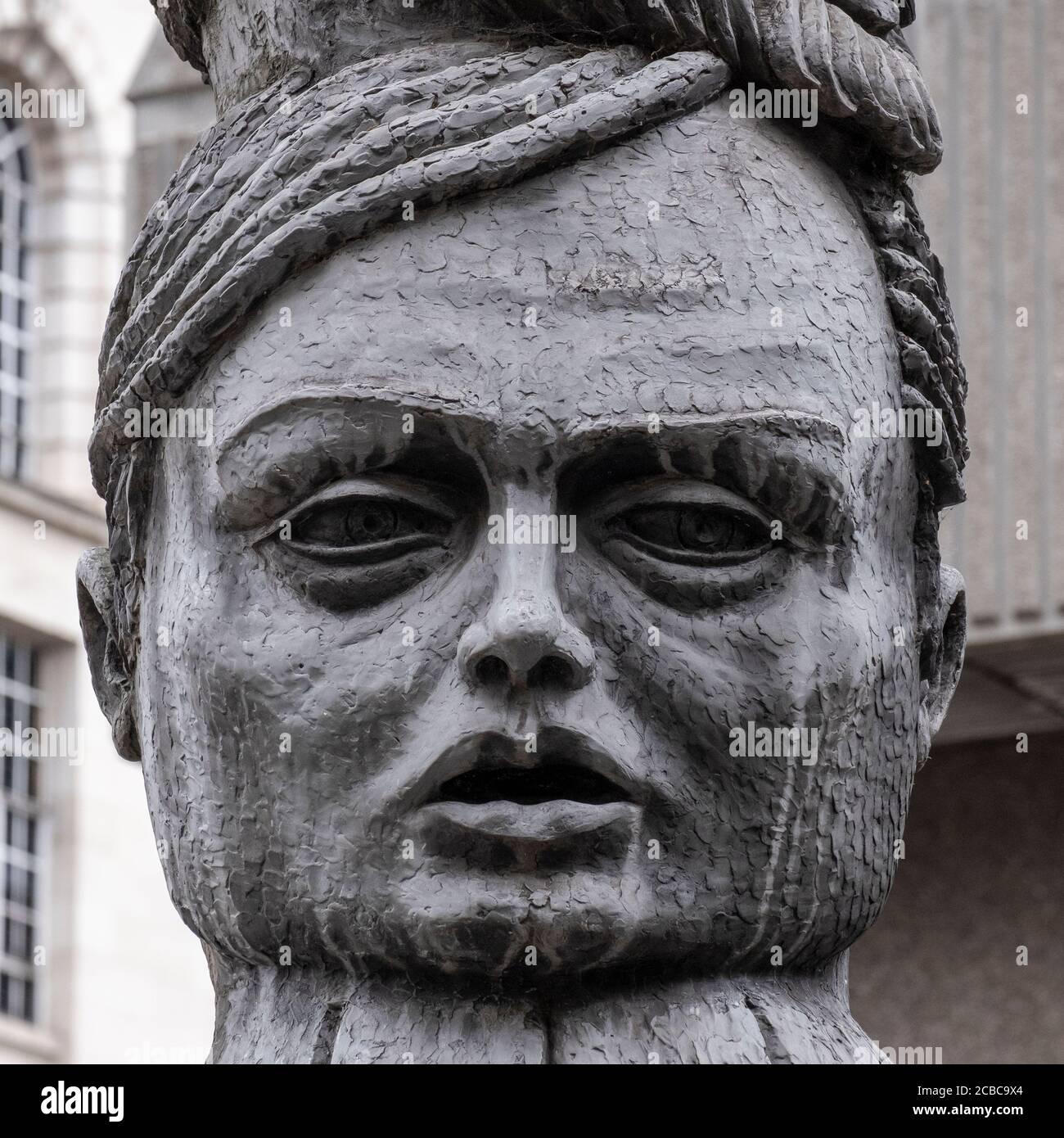 Young Man detail from the Shakespeare 'Seven Ages of Man' 22 foot totem ...