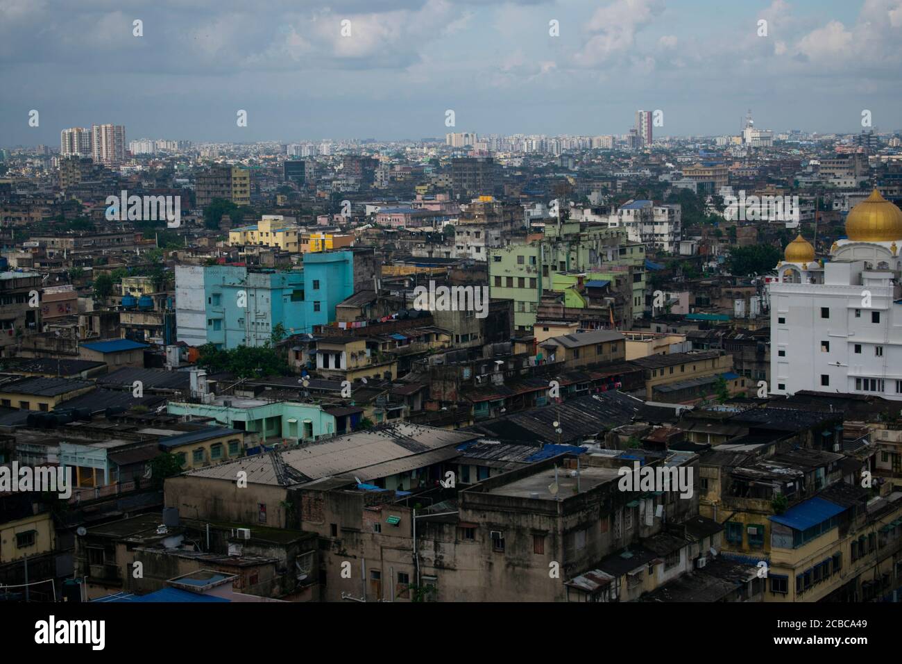 skyline view of kolkata city Stock Photo - Alamy