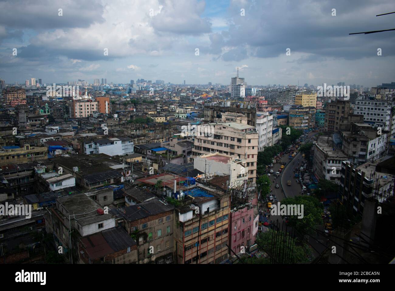 skyline view of kolkata city Stock Photo - Alamy