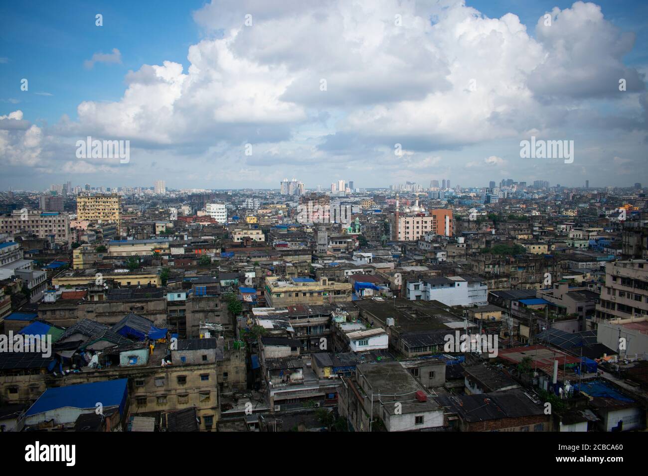skyline view of kolkata city Stock Photo - Alamy