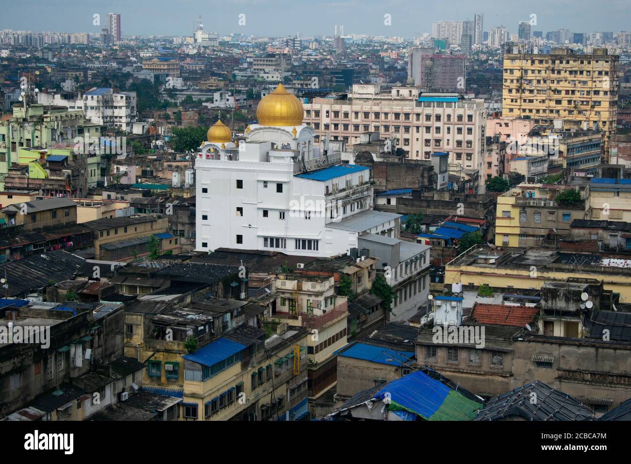 skyline view of kolkata city Stock Photo - Alamy
