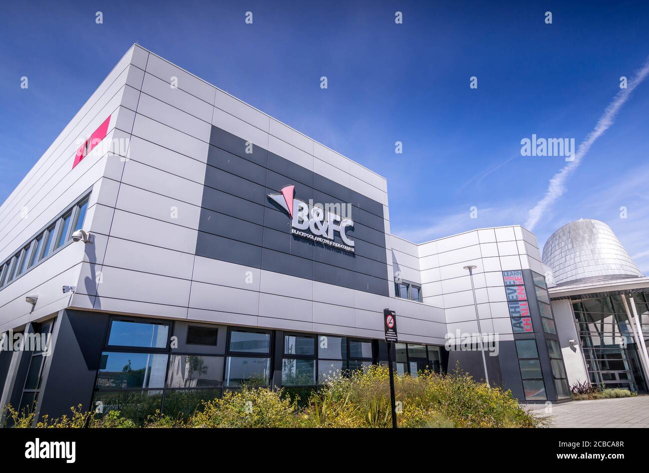 B&FC in Bispham, Lancashire UK Stock Photo - Alamy