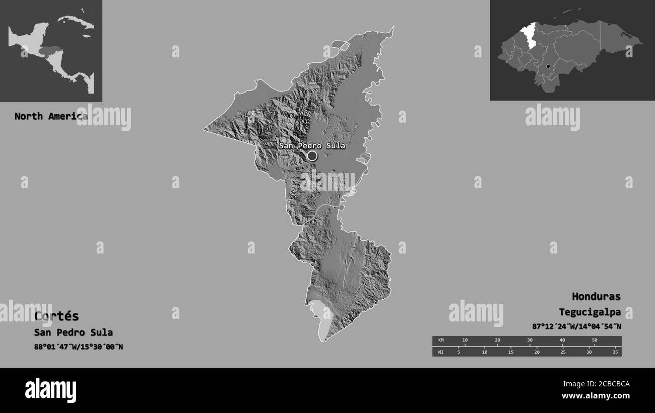 Map of cortez hi-res stock photography and images - Alamy
