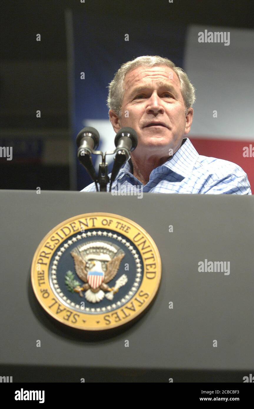 Dallas, Texas USA, November 6, 2006: U.S. President George W. Bush ...