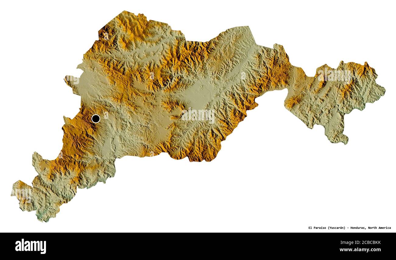 Honduras relief map hi-res stock photography and images - Alamy
