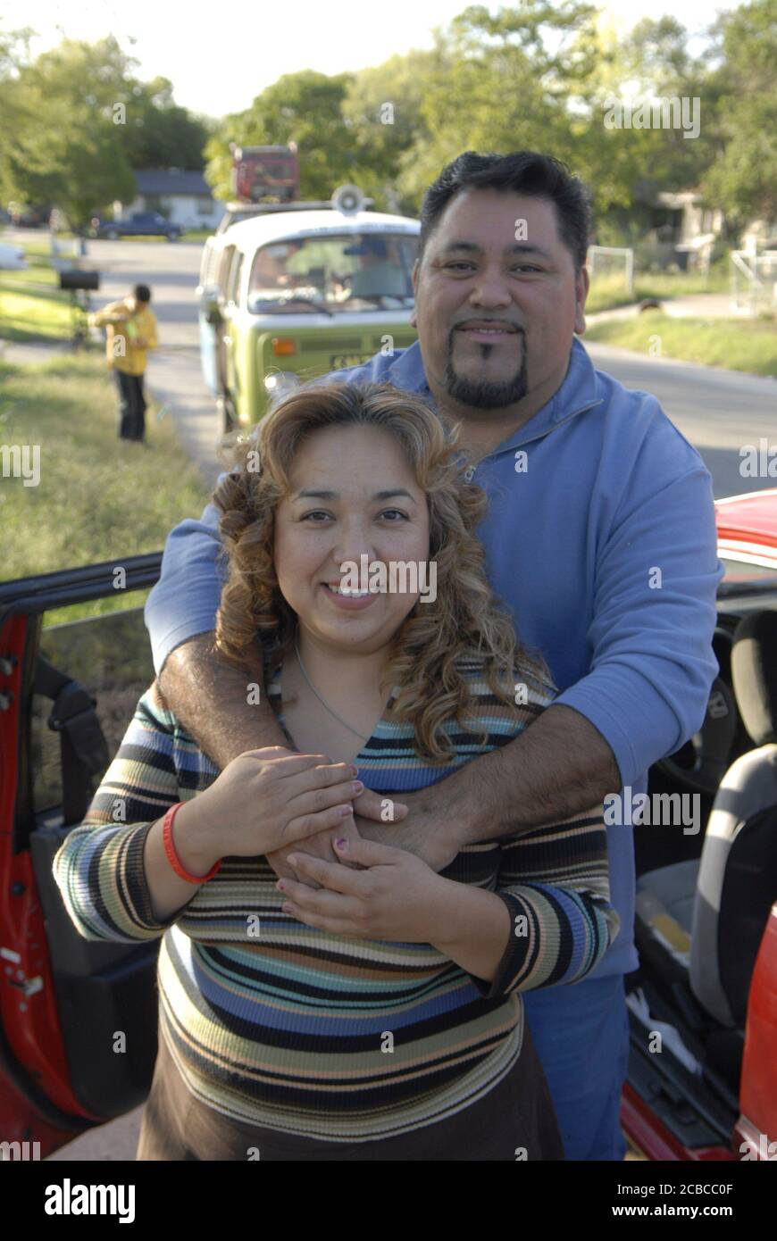 San Antonio, Texas USA, October 23, 2006: The Solano family, part of a ...