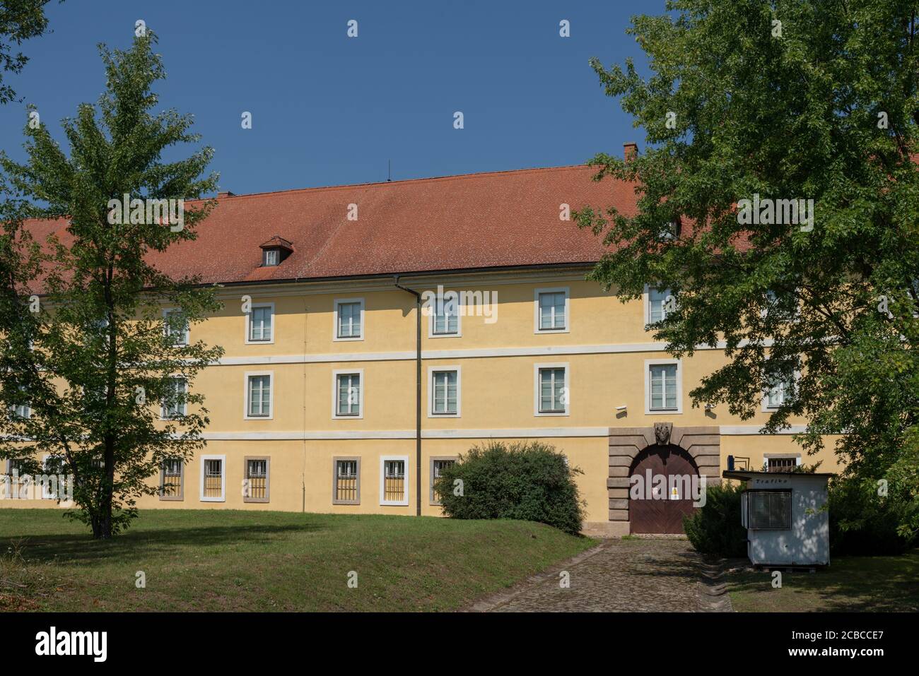 "Magdeburg Barracks" in Terezin (Theresienstadt), seat of Jewish "self ...