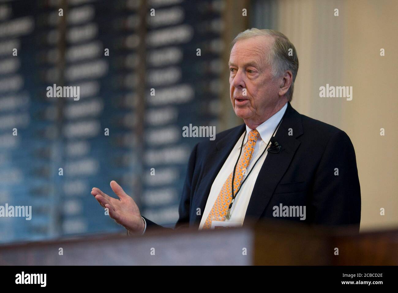 Austin, Texas USA, November 2, 2008: Legendary Texas oilman, financier ...