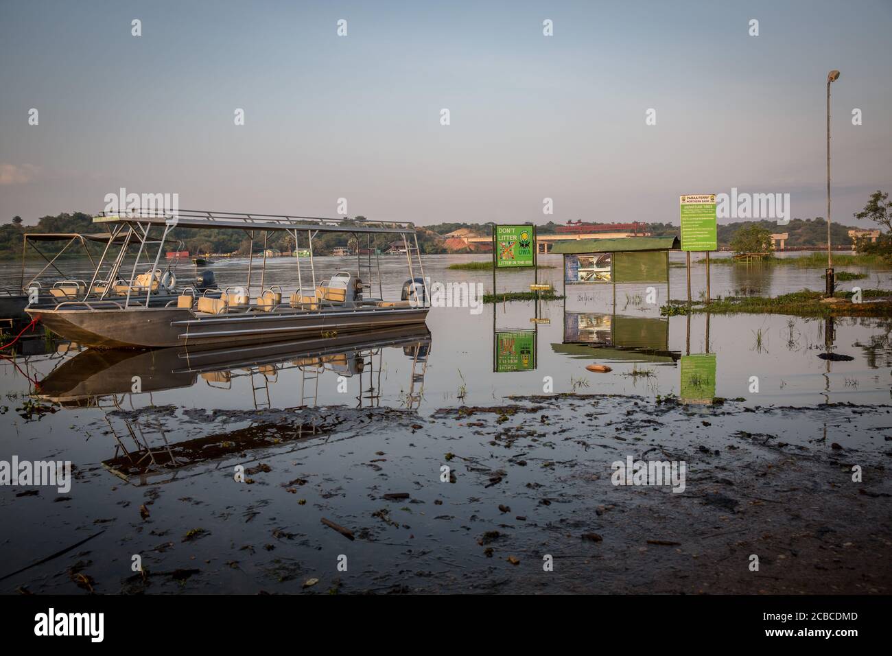 Water levels have risen along the river Nile, which means ferries can ...