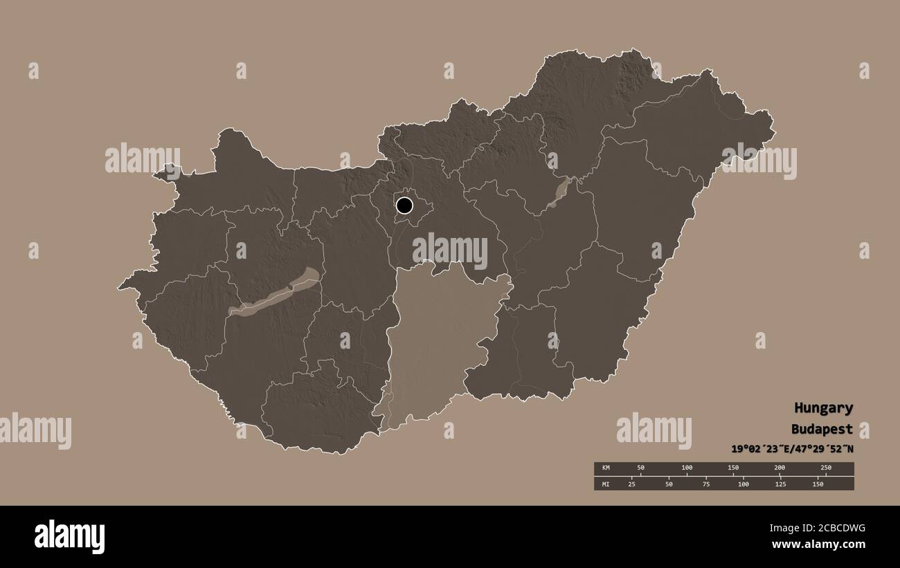 Kecskemet map hi-res stock photography and images - Alamy