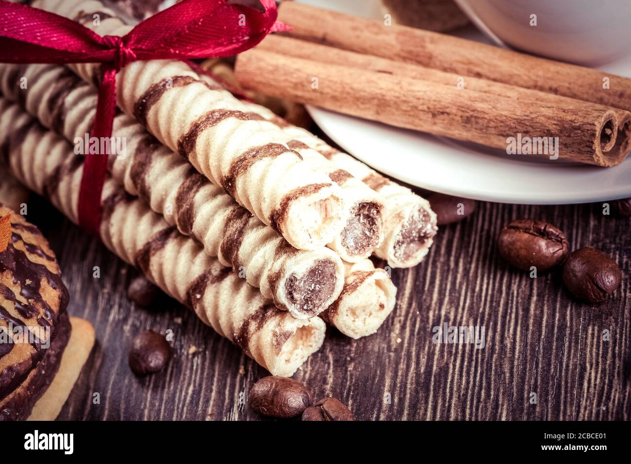 Sweets for coffee break Stock Photo - Alamy