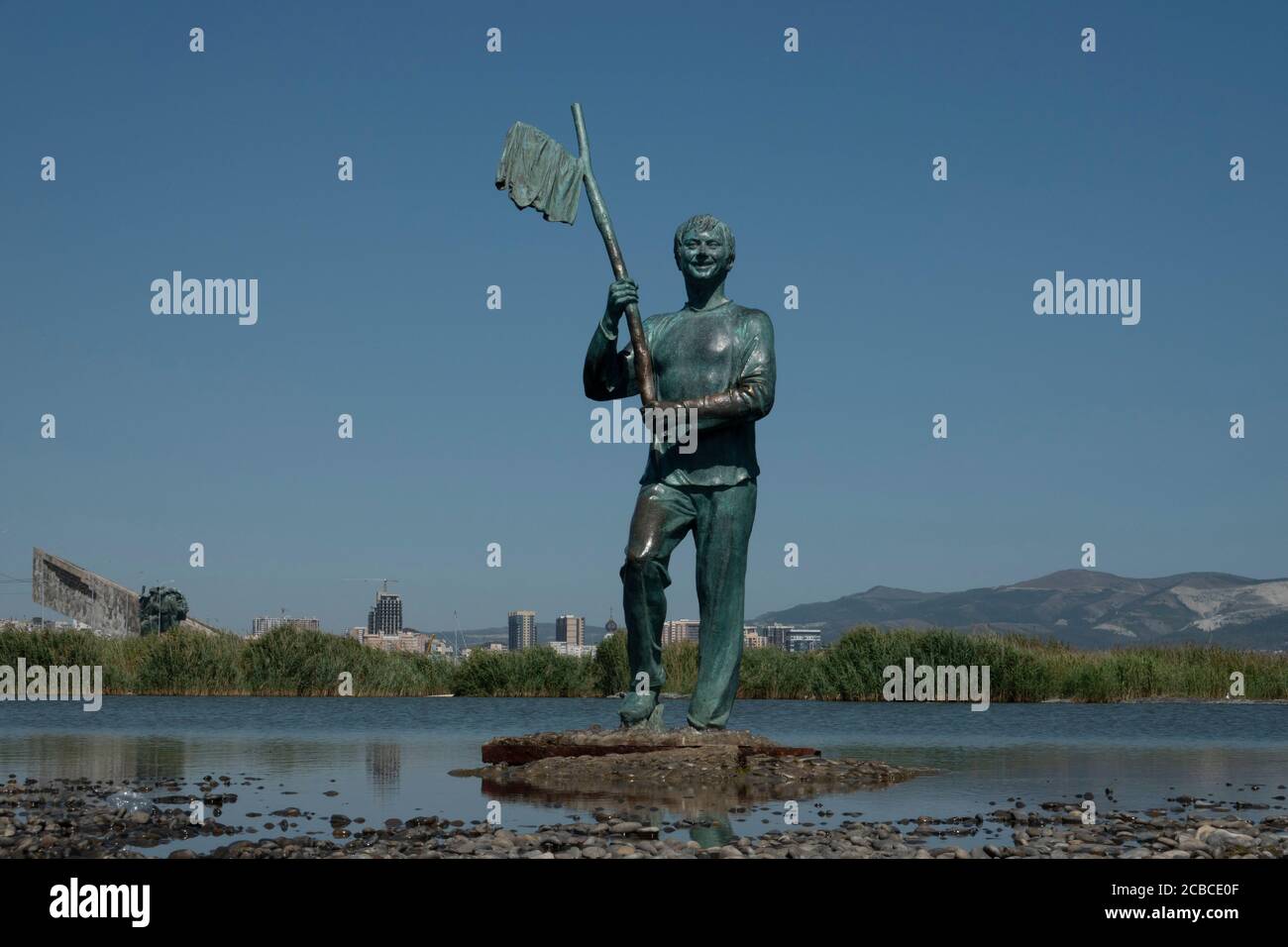 Andrei Mironov a Soviet and Russian theatre and film actor. Monument in ...