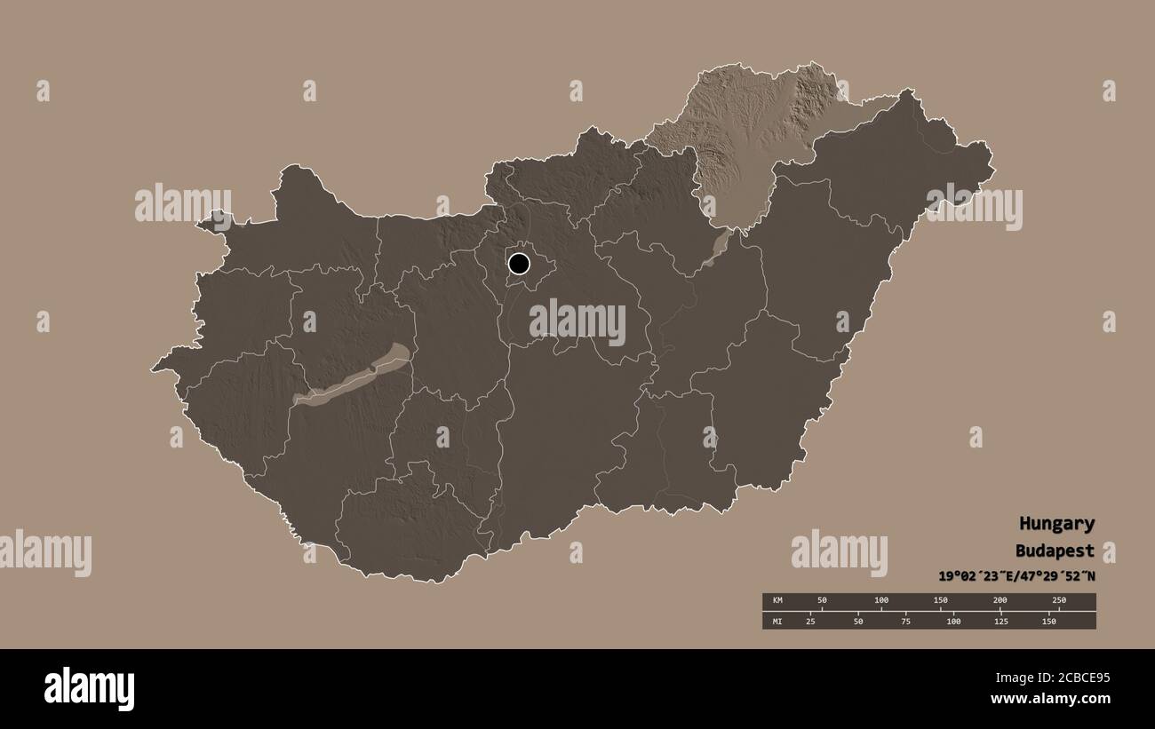 Zemplen map hi-res stock photography and images - Alamy