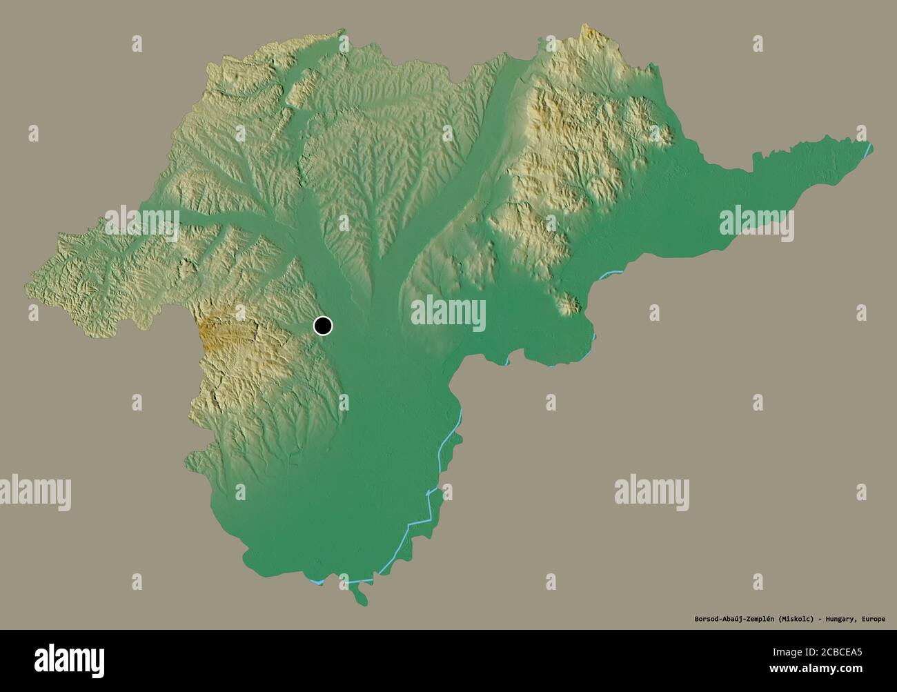 Zemplen county map hi-res stock photography and images - Alamy