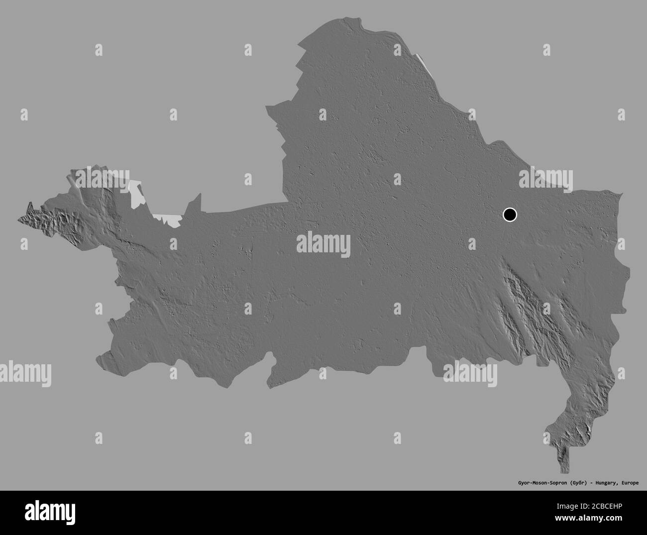 Gyor on a map Black and White Stock Photos & Images - Alamy