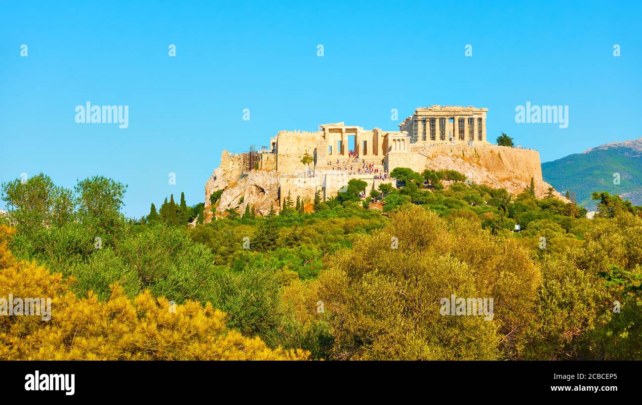 Parthenon acropolis landscape hi-res stock photography and images - Alamy