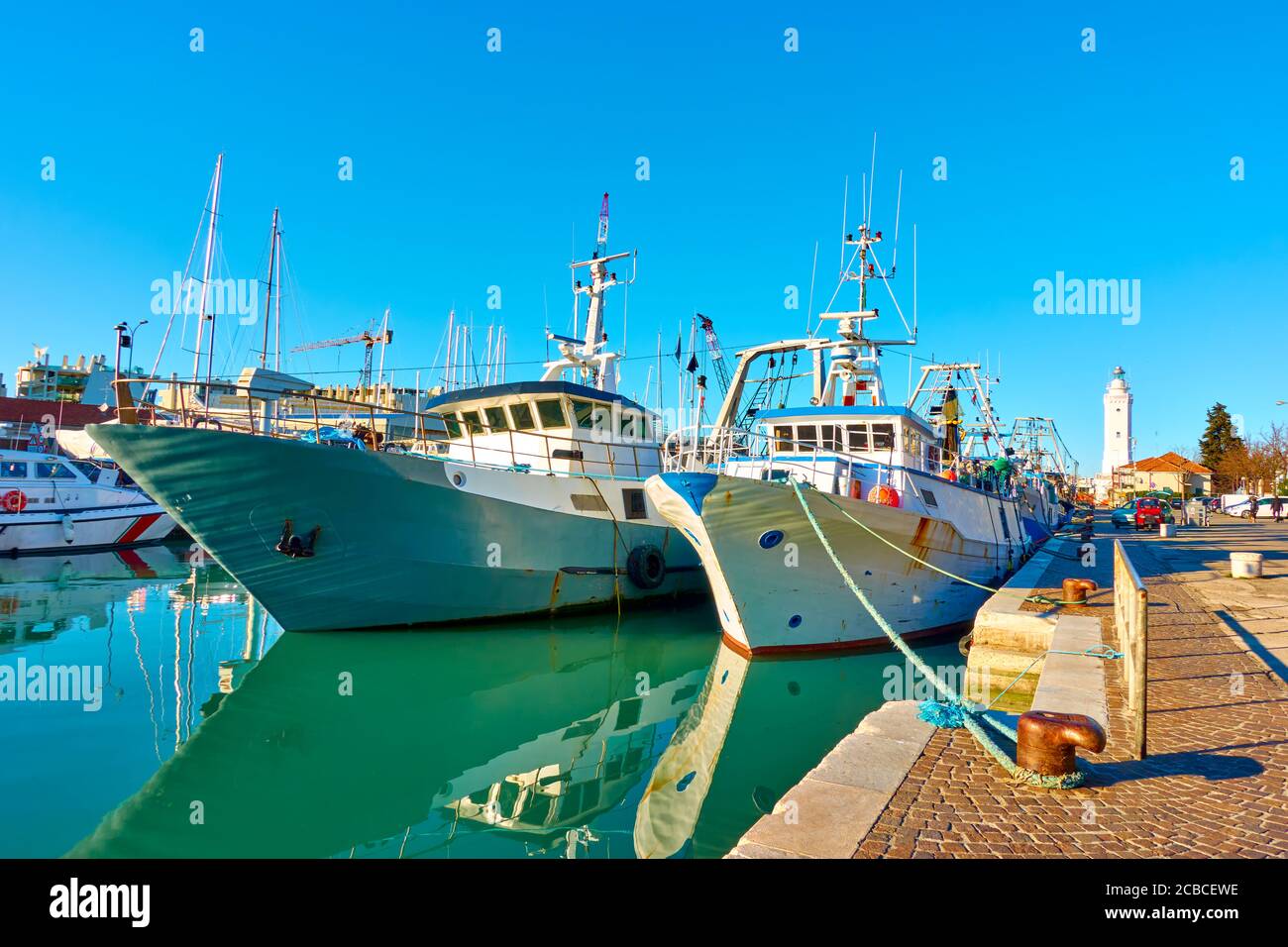 Rimini port canal hi-res stock photography and images - Alamy