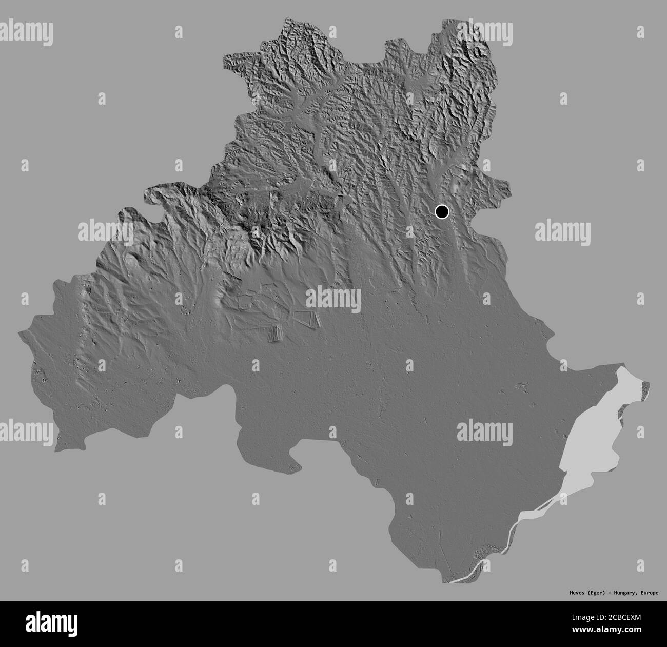 Heves county administrative map hi-res stock photography and images - Alamy