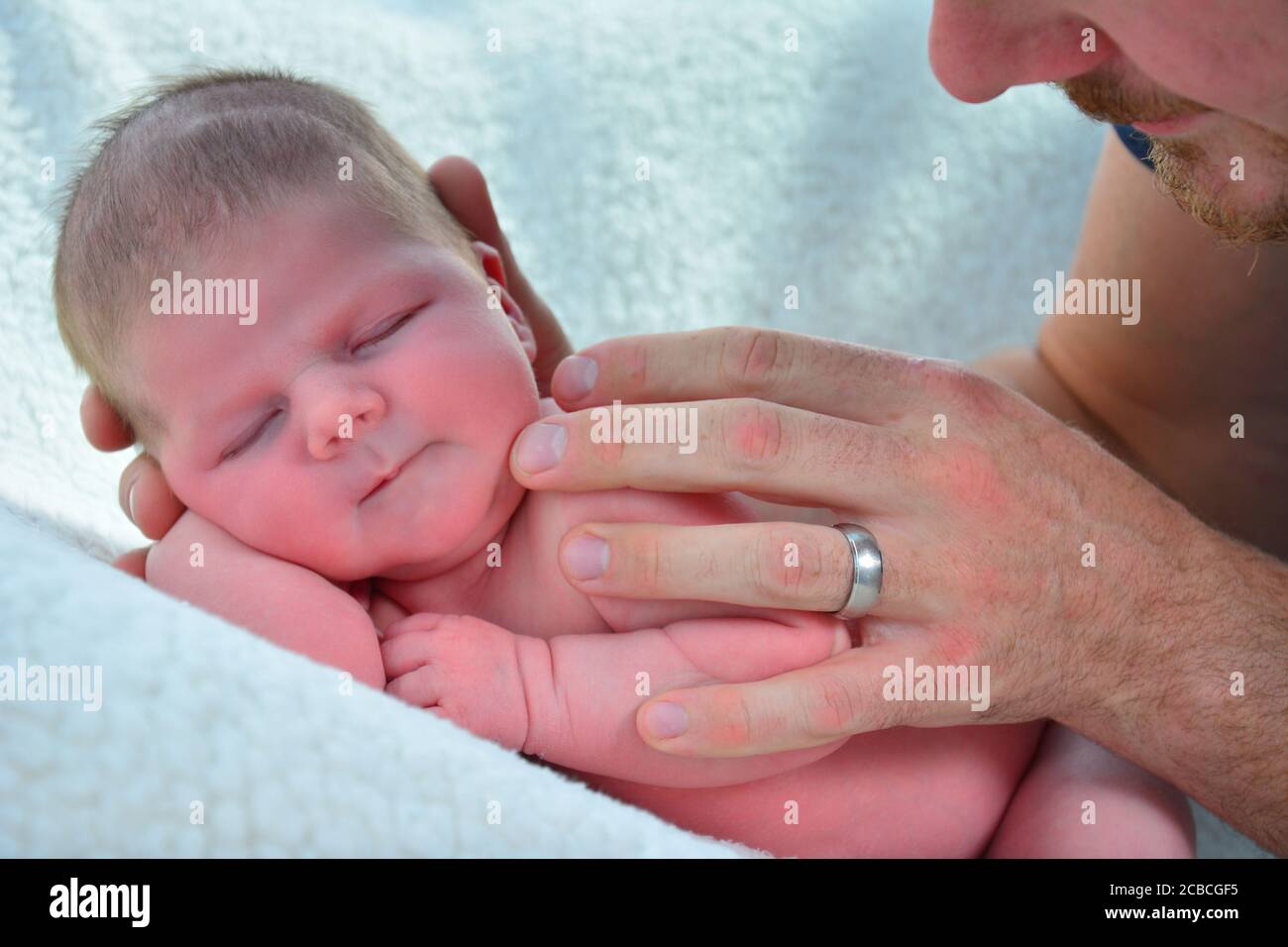 Hand father and baby hi-res stock photography and images - Alamy