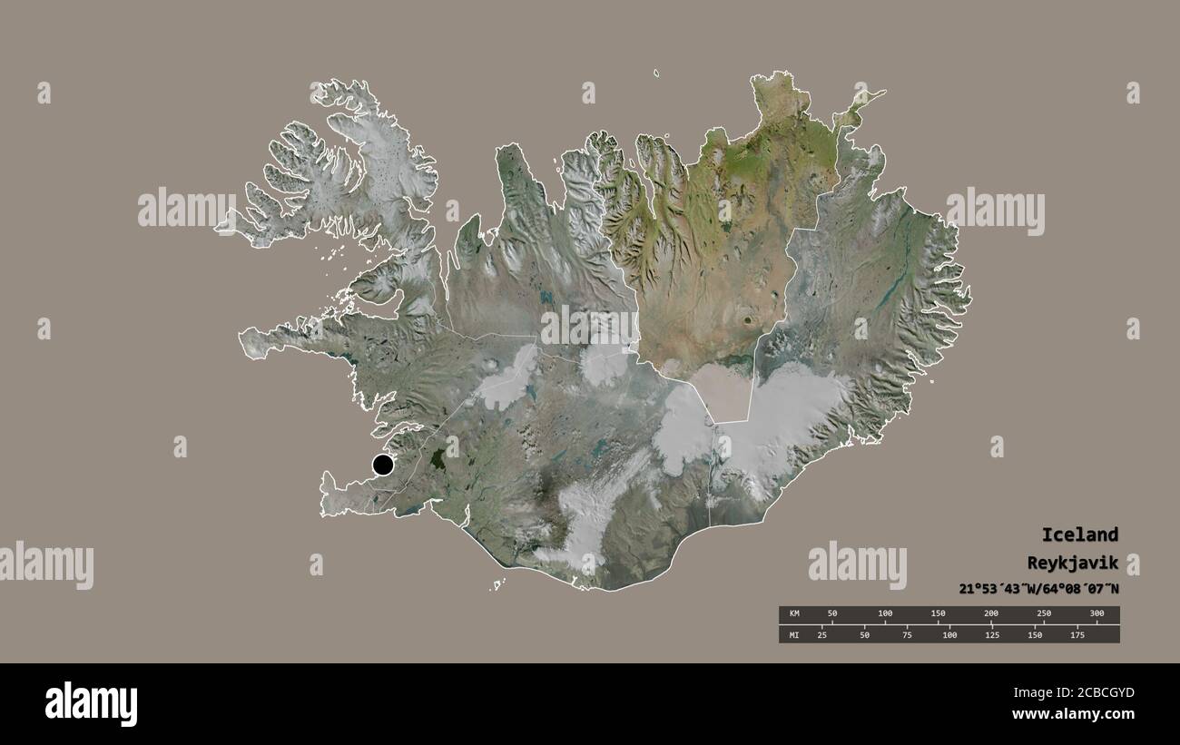 Map satellite geography iceland hi-res stock photography and images - Alamy