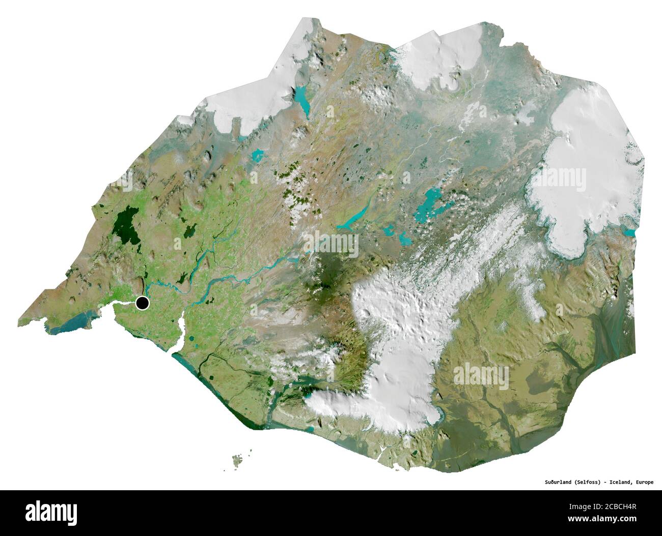 Map satellite geography iceland Cut Out Stock Images & Pictures - Alamy