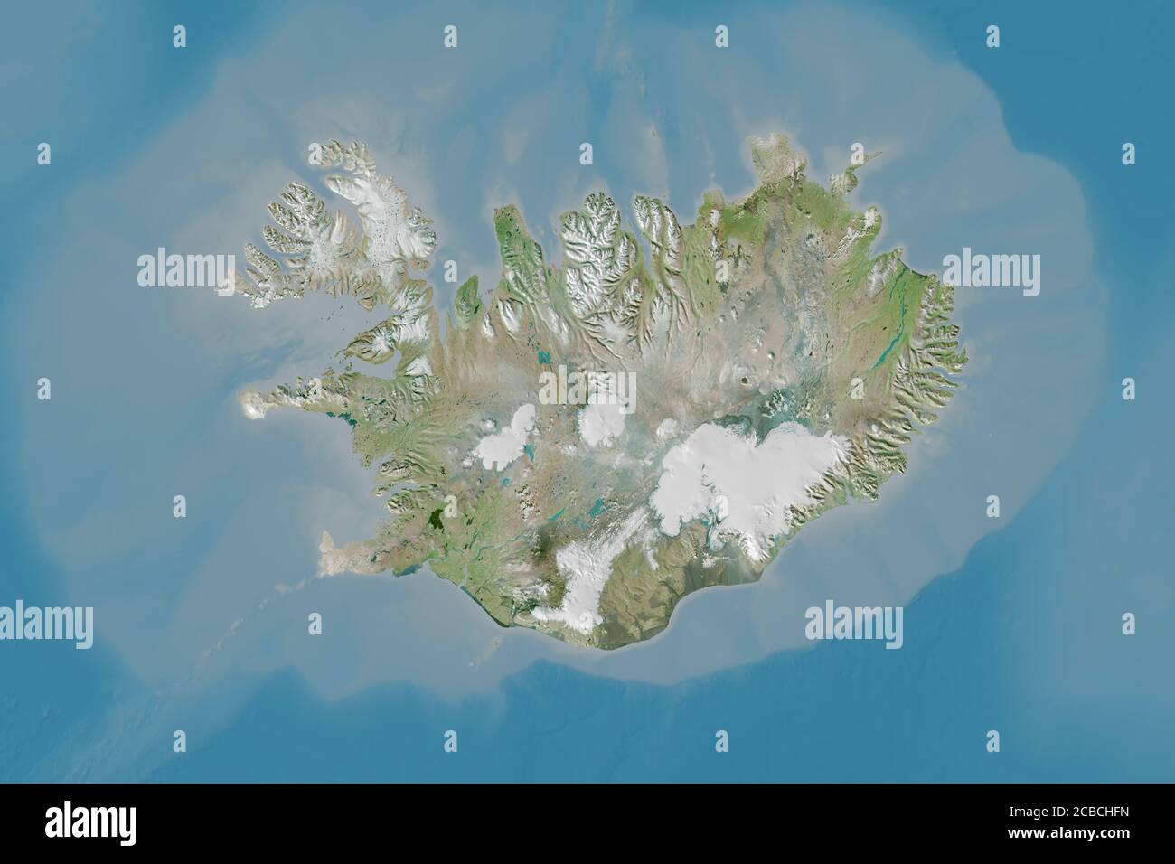 Map satellite geography iceland hi-res stock photography and images - Alamy