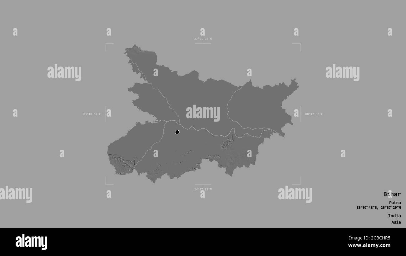 Bihar map Black and White Stock Photos & Images - Alamy