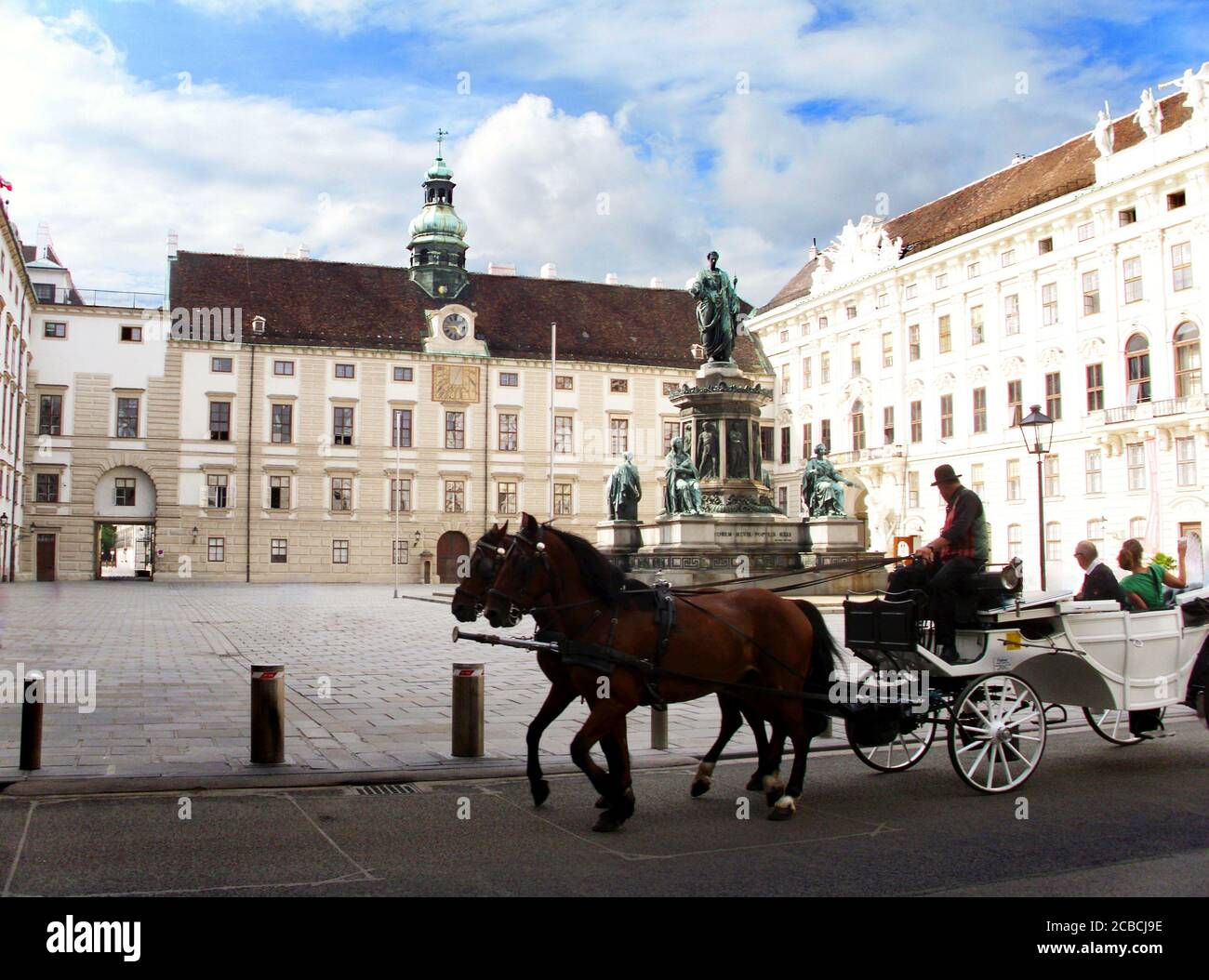 Vienna The Hofburg Horse Carriage Stock Photo - Alamy