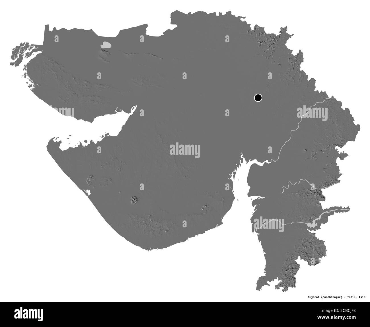 Gujarat map hi-res stock photography and images - Alamy