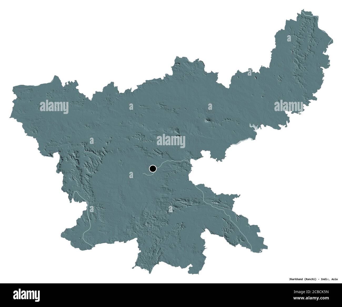 Jharkhand Map High Resolution Stock Photography and Images - Alamy