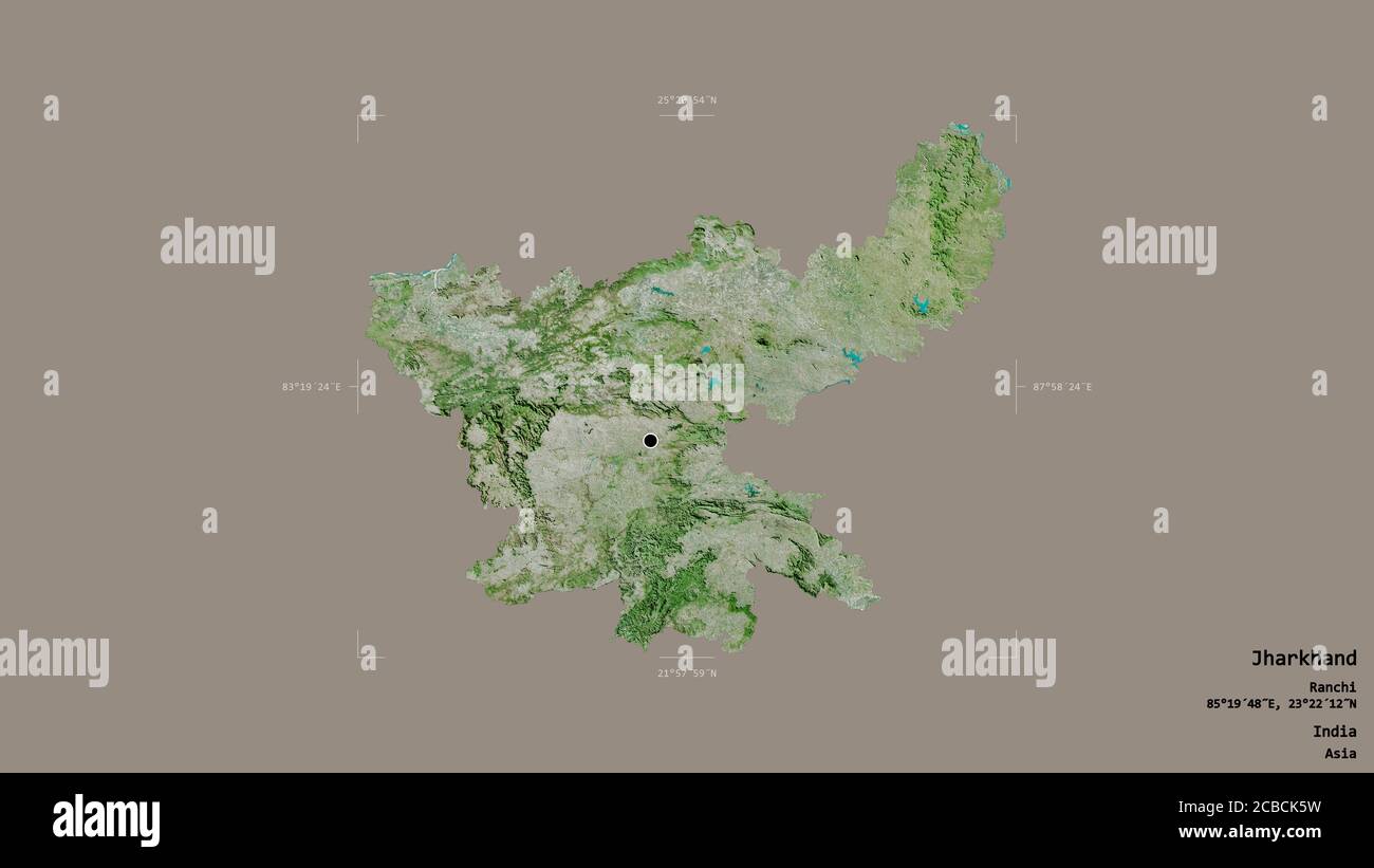 Jharkhand Map High Resolution Stock Photography and Images - Alamy