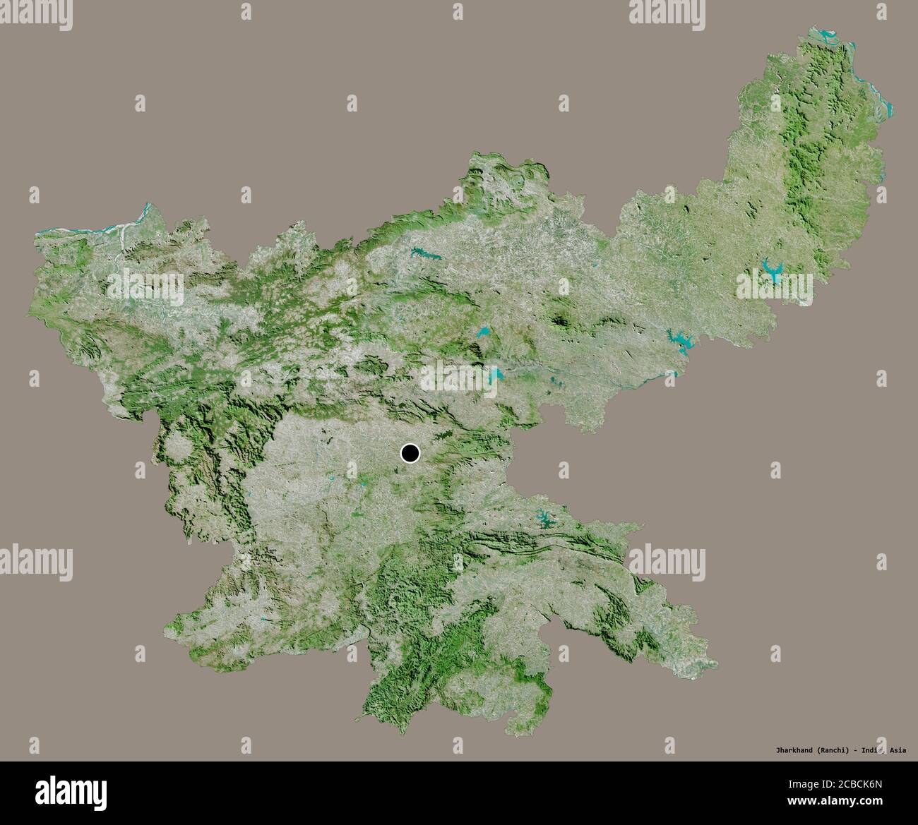 Jharkhand Map High Resolution Stock Photography and Images - Alamy